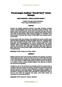 Perancangan Aplikasi "Kenali Gerd" untuk Remaja - Itenas Repository